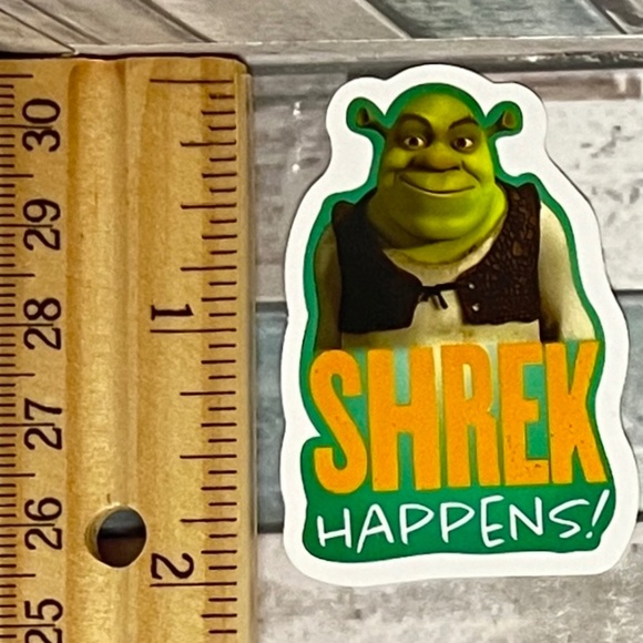Office | 110 Shrek Reusable Waterproof Vinyl Sticker Decal | Poshmark